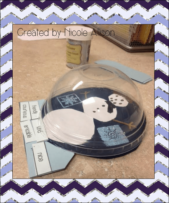 Snowglobe Craftivity {Freebie} - Speech Peeps