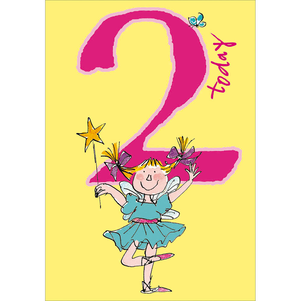 Quentin Blake '2 Today' Greetings Card | Spencer Thorn