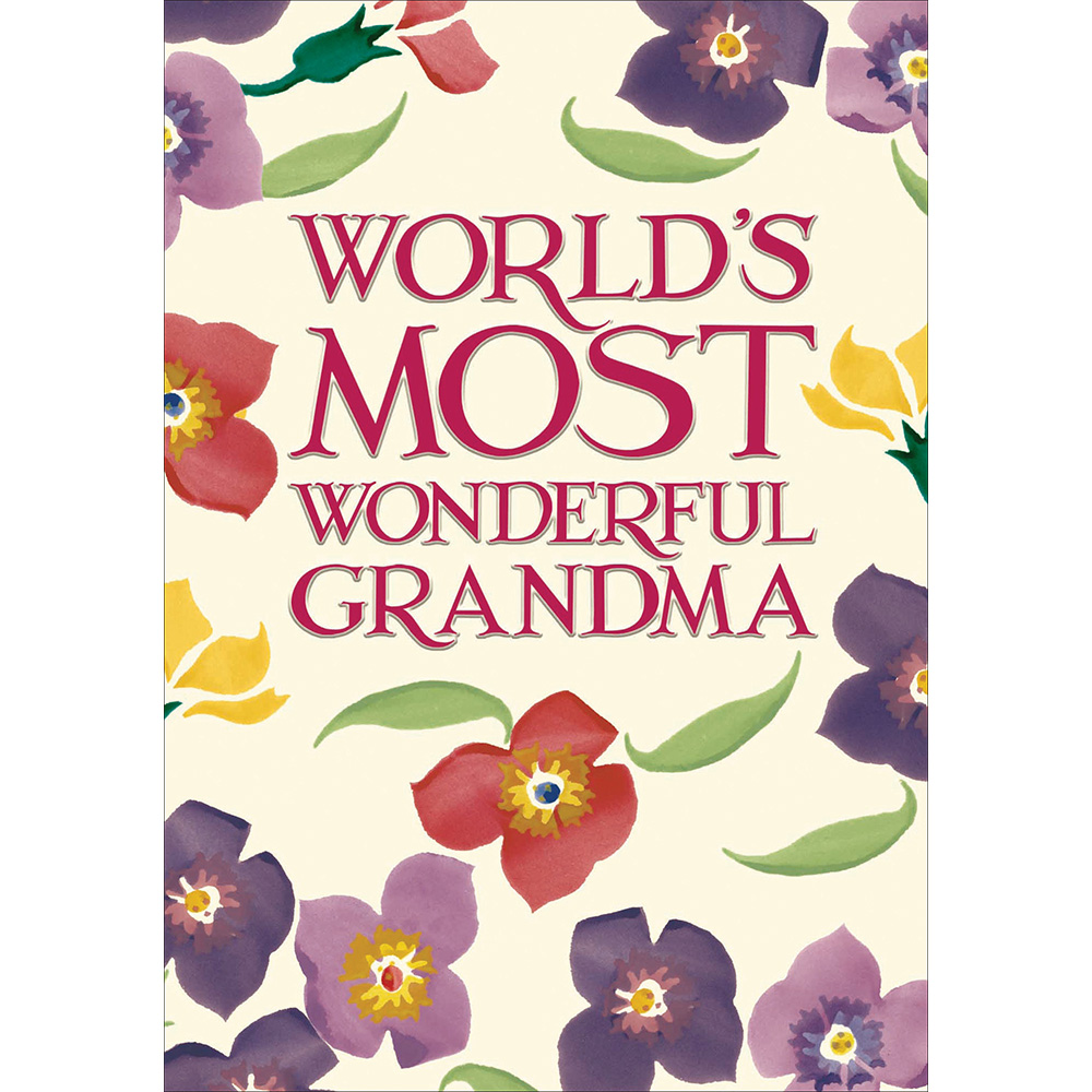 Emma Bridgewater 'Wonderful Grandma' Greetings Card | Spencer Thorn