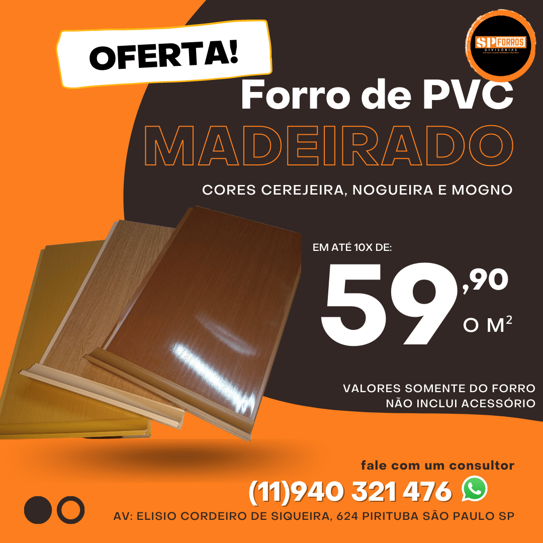 SP Forros PVC – 15 Anos levando qualidade a sua obra. – Encontre Tudo ...