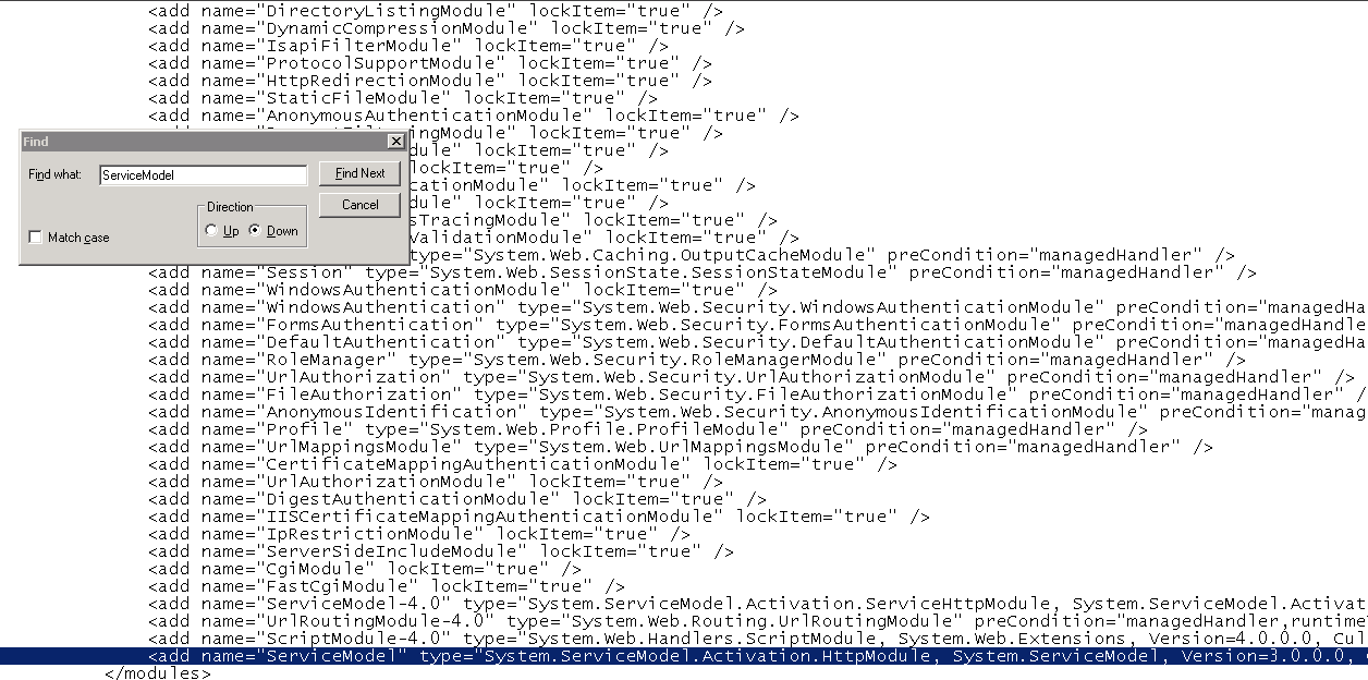 Solving Could Not Load Type System.servicemodel.activation.httpmodule ...