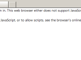 This Web Browser Either Does Not Support Javascript Or Scripts Are