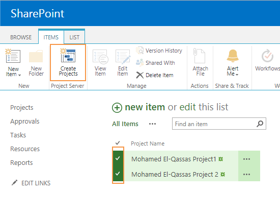 Create New Project From SharePoint List Item In Project Server 2016