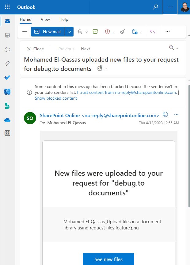 How To Use Request Files In SharePoint Online?