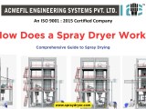 How Does A Spray Dryer Work Comprehensive Guide To Spray Drying