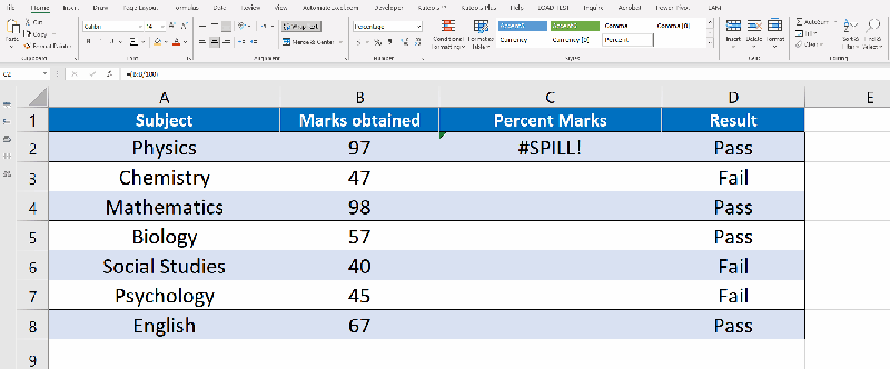 How To Resolve #Spill! In Excel | SpreadCheaters