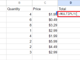 How To Do A Multiplication Formula In Google Sheets Spreadcheaters