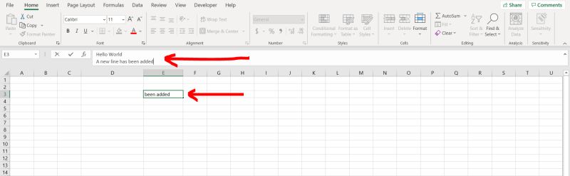 How To Go To The Next Line In Excel In The Same Cell Mac | SpreadCheaters