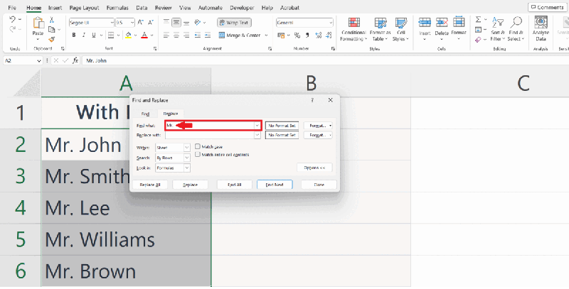 How To Remove Prefix In Microsoft Excel | SpreadCheaters