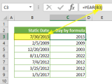 Spreadsheetweb Excel Year Function Excel Formulas