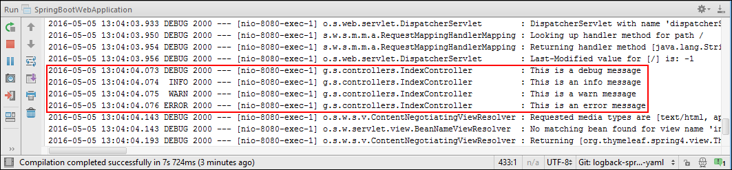 Using Yaml In Spring Boot To Configure Logback
