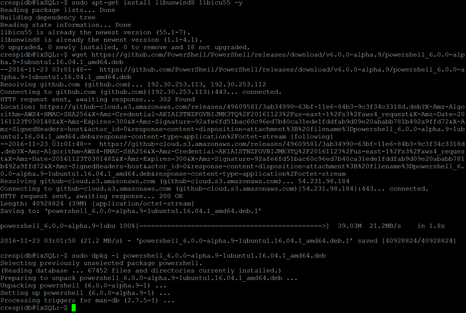 PowerShell no Linux – Blog SQLCrespi