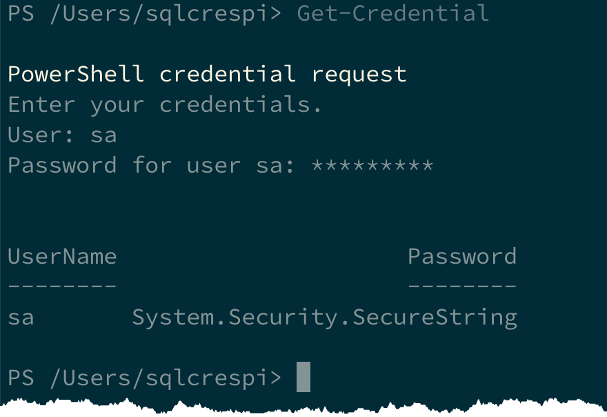 Gerando Objeto de Credencial com o PSCredential – Blog SQLCrespi