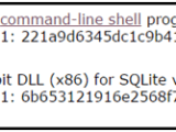 Command Line Shell For Sqlite Database
