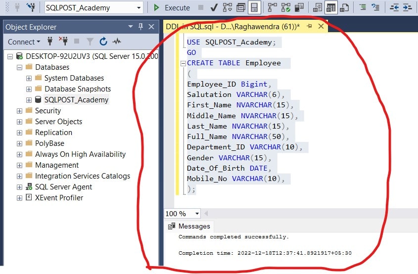 Ddl Full Form And How Is It Used In Sql Sqlpost Academy