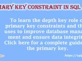 Primary Key Constraint In Sql Sqlpost Academy