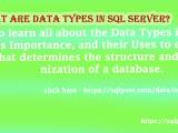 What Are Data Types In Sql Server Sqlpost Academy