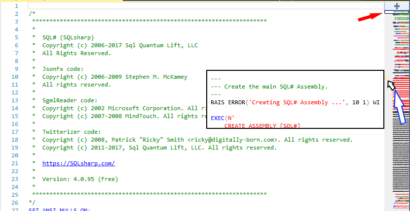 SSMS Tip #1: Annotations and Map Mode for Vertical Scroll Bar – Sql Quantum Leap