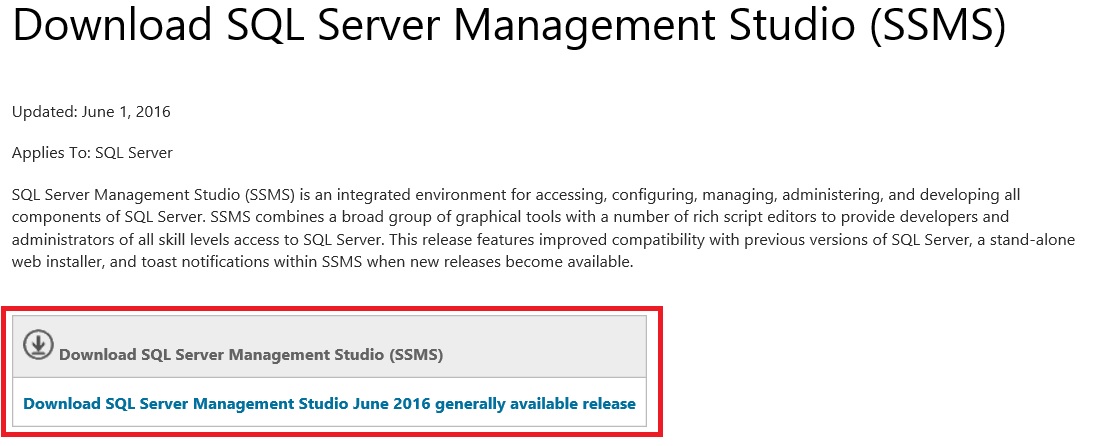 It's time to install SQL Server 2016 - SQLRelease