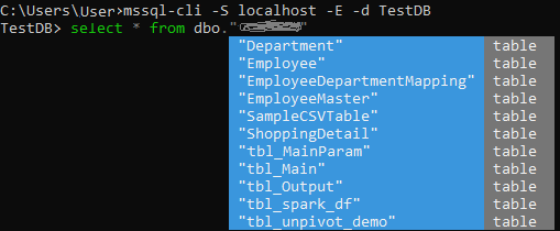 An Introduction to mssql-cli - Cross platform Interactive command line tool for SQL Server ...