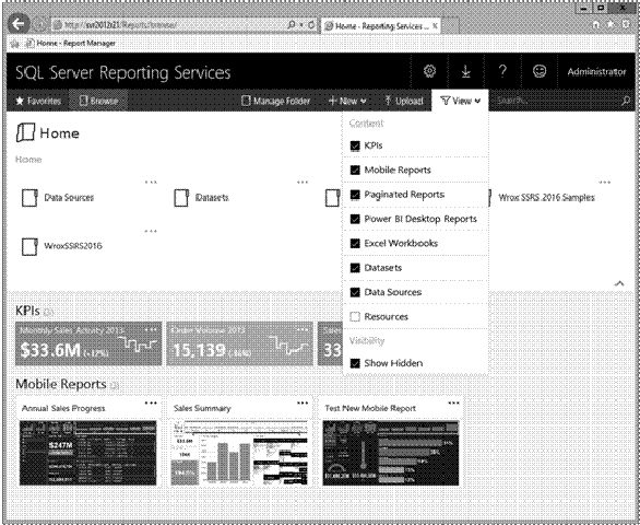 Professional SSRS 2016 Preview: Chapter 2–What’s New in SQL Server 2016 ...