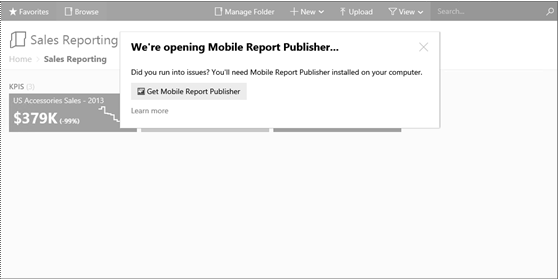 Chapter 18–Implementing a Mobile report with Design-First Development ...