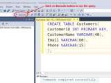 How To Create A Table In Sql Server Management Studio Using Query