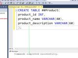 How To Create Temporary Table In Sql Server Management Studio Sql