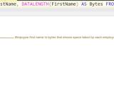 Datalength Function In Sql Server Sql Server Guides