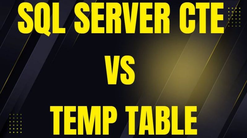 Common Table Expression Cte Vs Temporary Table In Sql Server - Premium Mountain Design Gallery - Retina