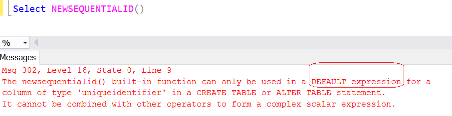 SQL Server NEWSEQUENTIALID() - SQL BI Tutorials