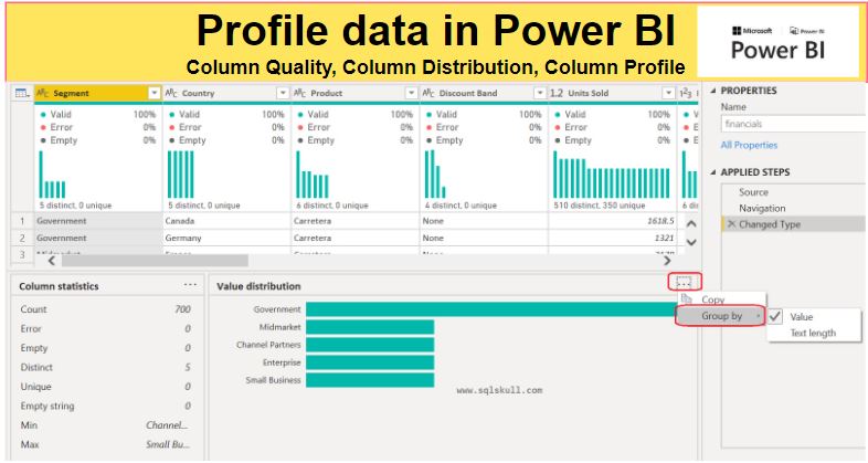 Profile Data in Power BI - SQL BI Tutorials