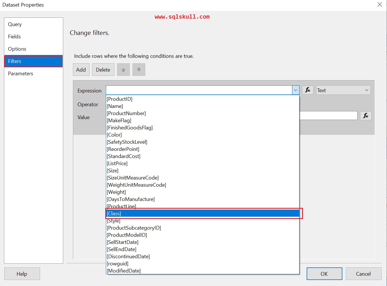 Parameters in SSRS - SQL BI Tutorials