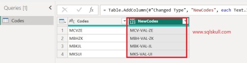 How To Insert Text Into An Existing Text In Power Query Sql Bi Tutorials