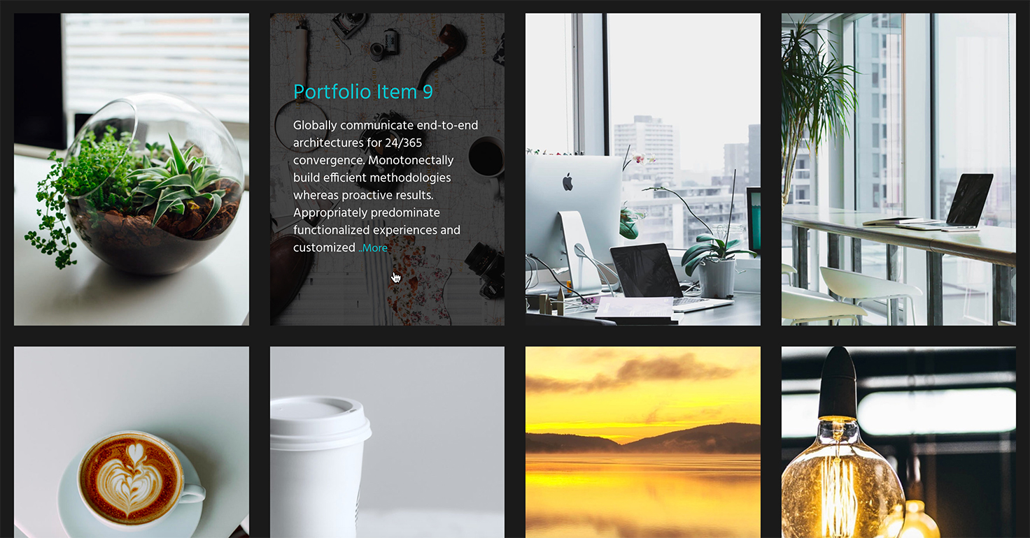 Title And Excerpt Upon Hover On Featured Image Using Display Posts Shortcode And Css Grid In