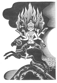 Agni: the holy fire | Sri Garuda by Visti Larsen