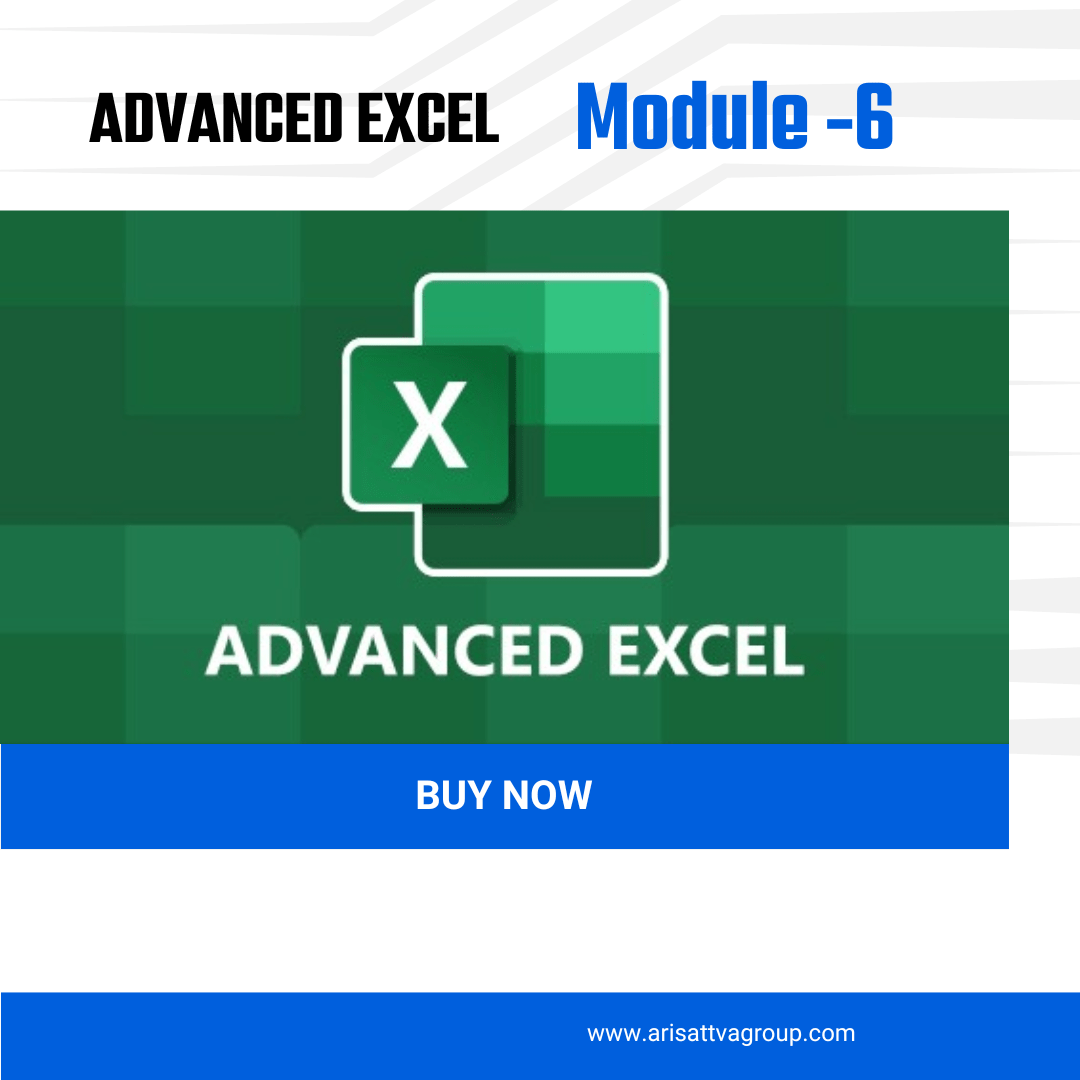 Advanced Excel Module 6 SriSattva Group advanced-excel-module-6-srisattva-group