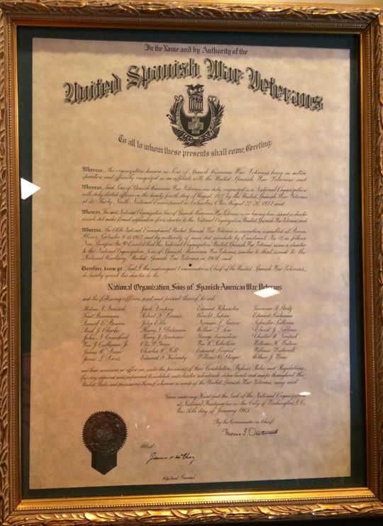 History National Organization Sons Of Spanish American War Veterans history-national-organization-sons-of-spanish-american-war-veterans