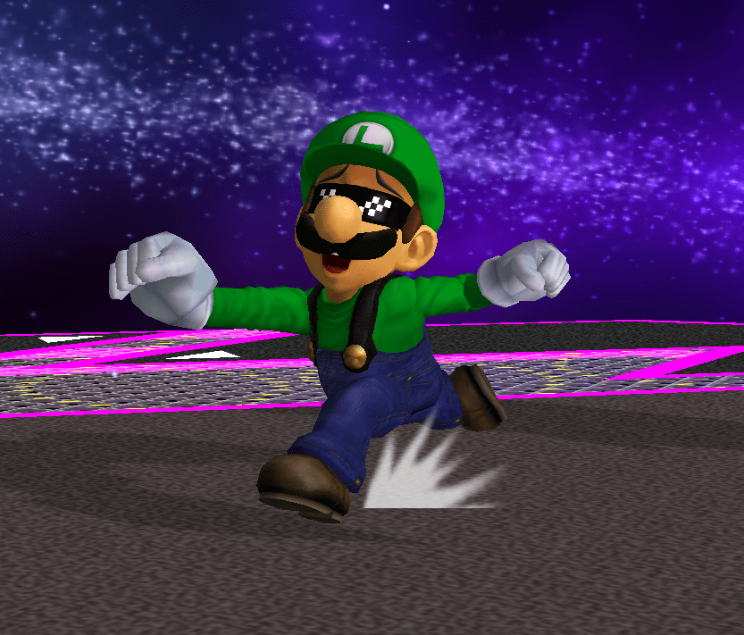Swag Luigi – SSBM Textures