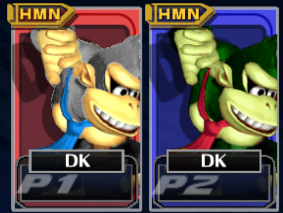 White and Green DK – SSBM Textures