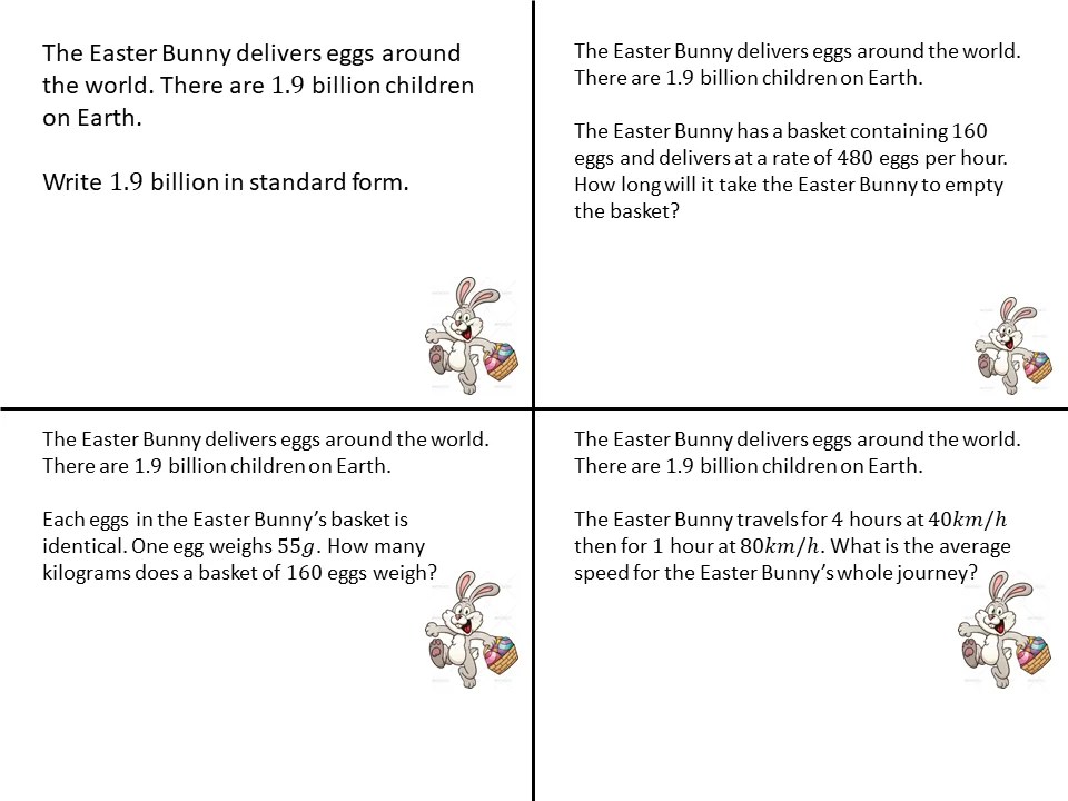 The Easter bunny – SSDD Problems