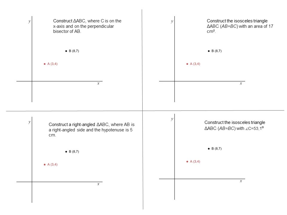 Two points on a grid – part 2 (constructions) – SSDD Problems