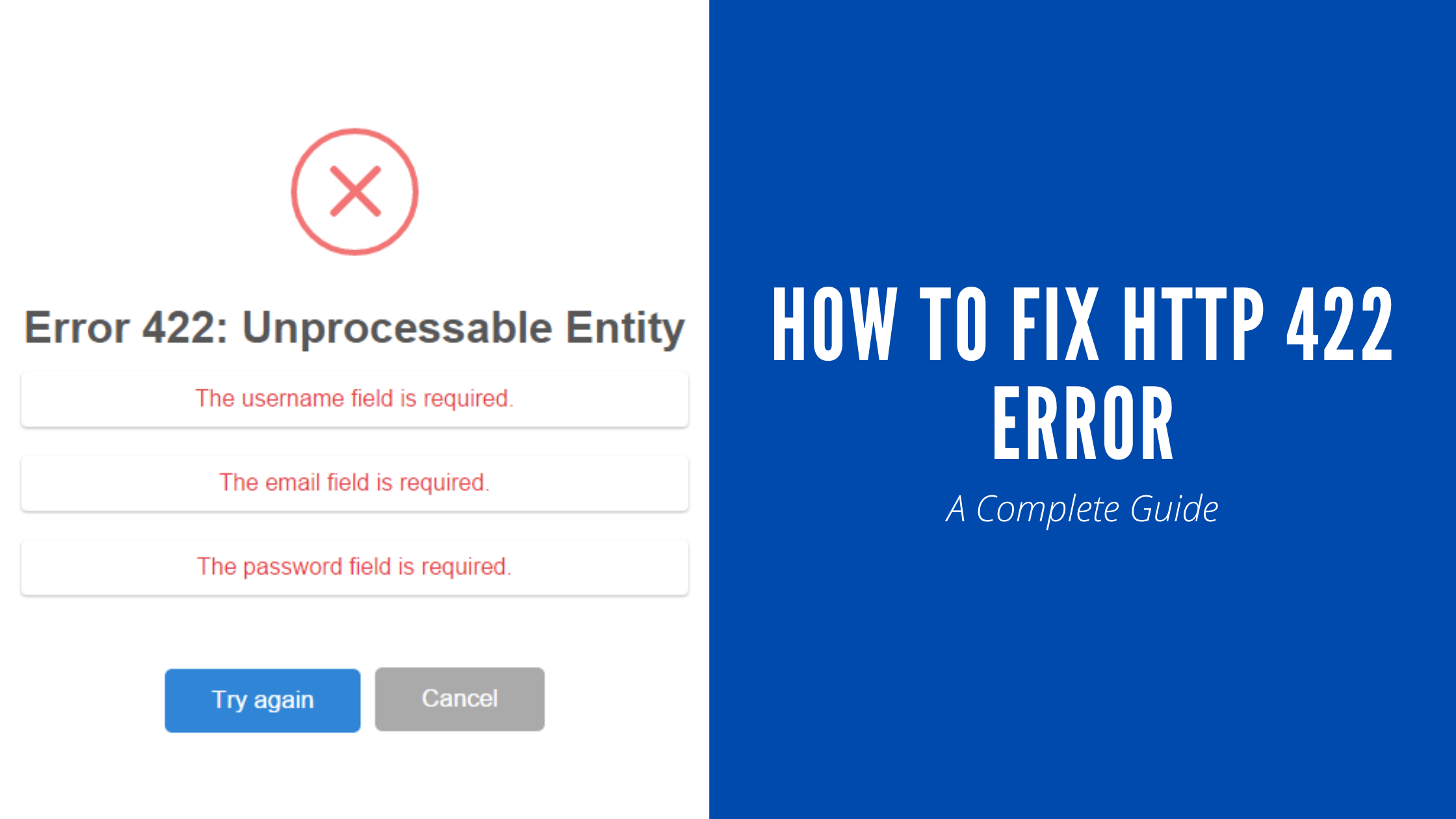 Navigating Http Error 422 Unprocessable Entity Explained Blog