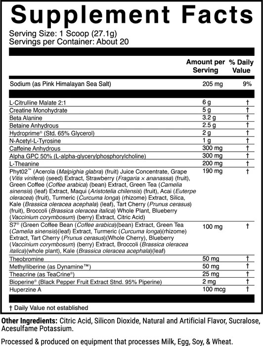 1st Phorm Project 1 New Formula