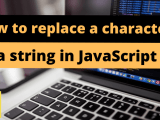 How To Replace All Character In A String In Javascript Stackhowto