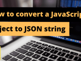 How To Convert A Javascript Object To Json String Stackhowto