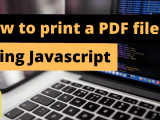 How To Print A Pdf File Using Javascript Stackhowto