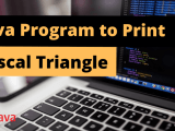 Java Program To Print Pascal Triangle Stackhowto