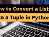 How To Convert A List Into A Tuple In Python Stackhowto
