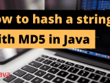 How To Hash A String With Md5 In Java Stackhowto